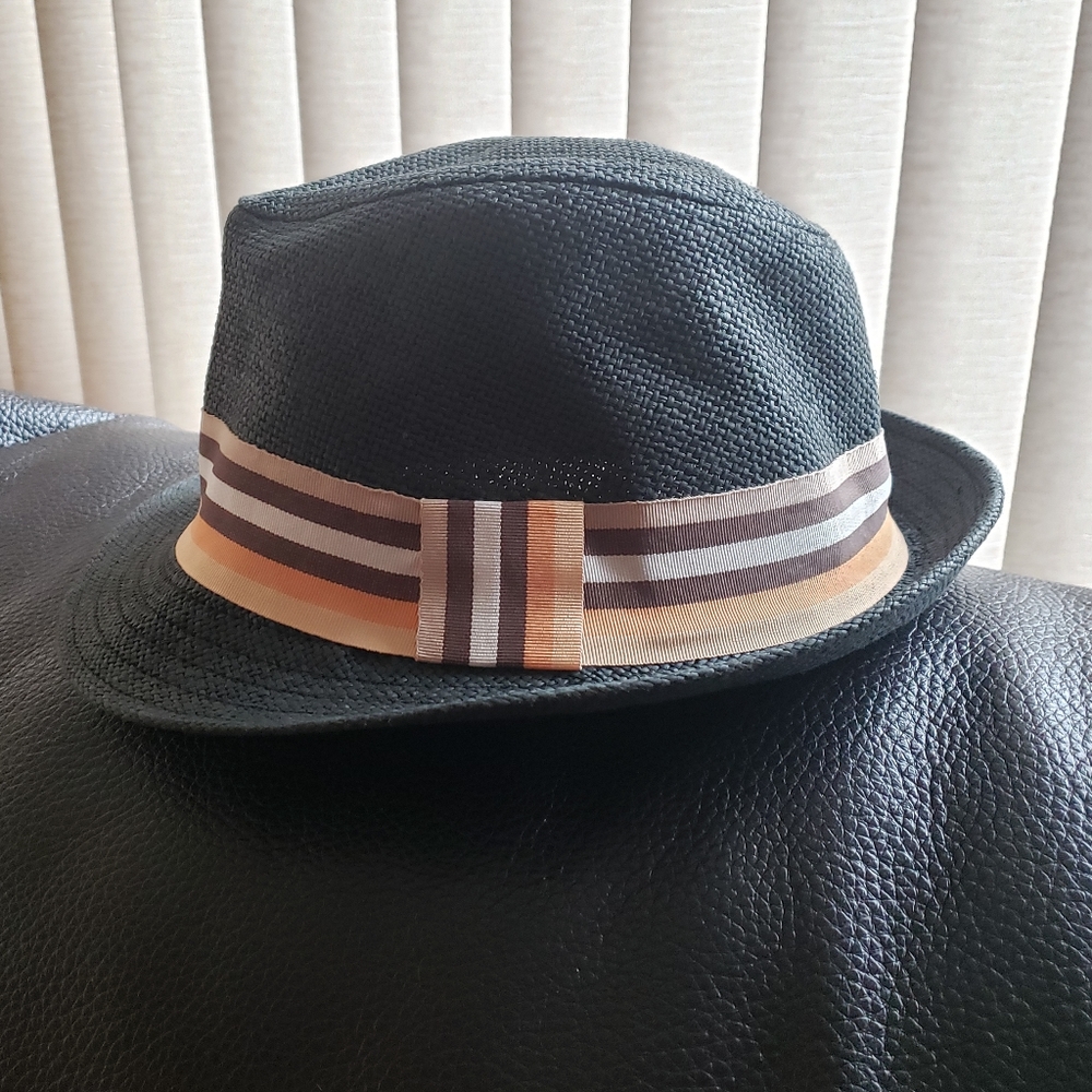 Black Fedora Paper Hat - Gem
